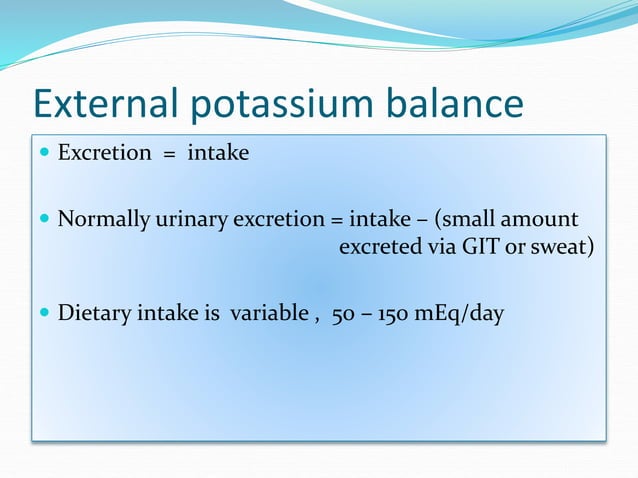 Potassium, Calcium & Phosphate Balance | PPTX