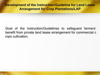 Regulation land-lease-banana phouvong | PPT