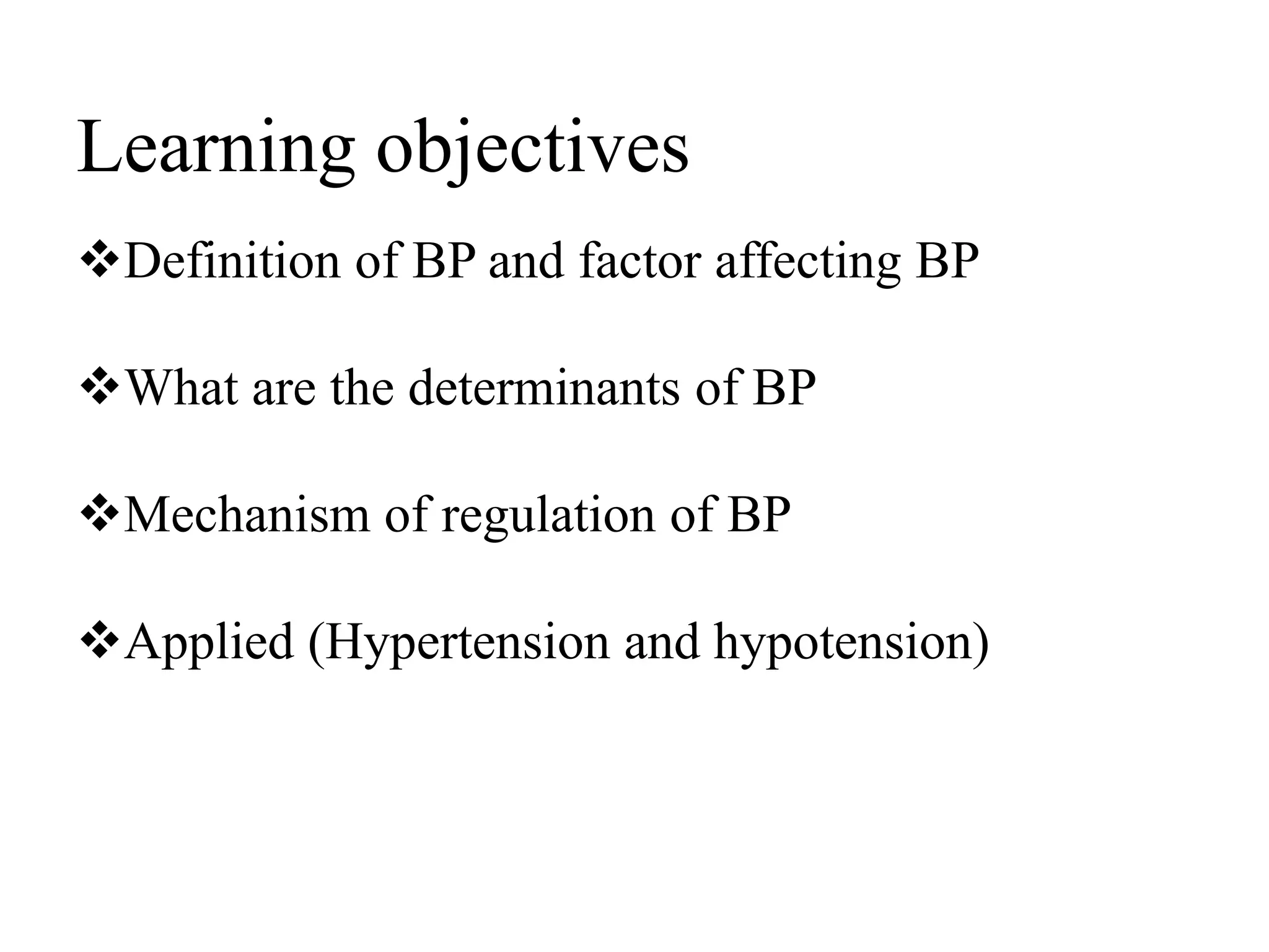 Regulation of-arterial-blood-pressure | PPTX
