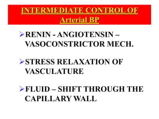 Regulation of-arterial-blood-pressure | PPTX