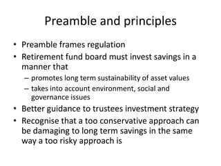 Study Notes On Regulation 28 | PPTX