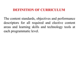 Regulation and curriculum | PPT