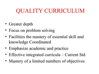 Regulation and curriculum | PPT