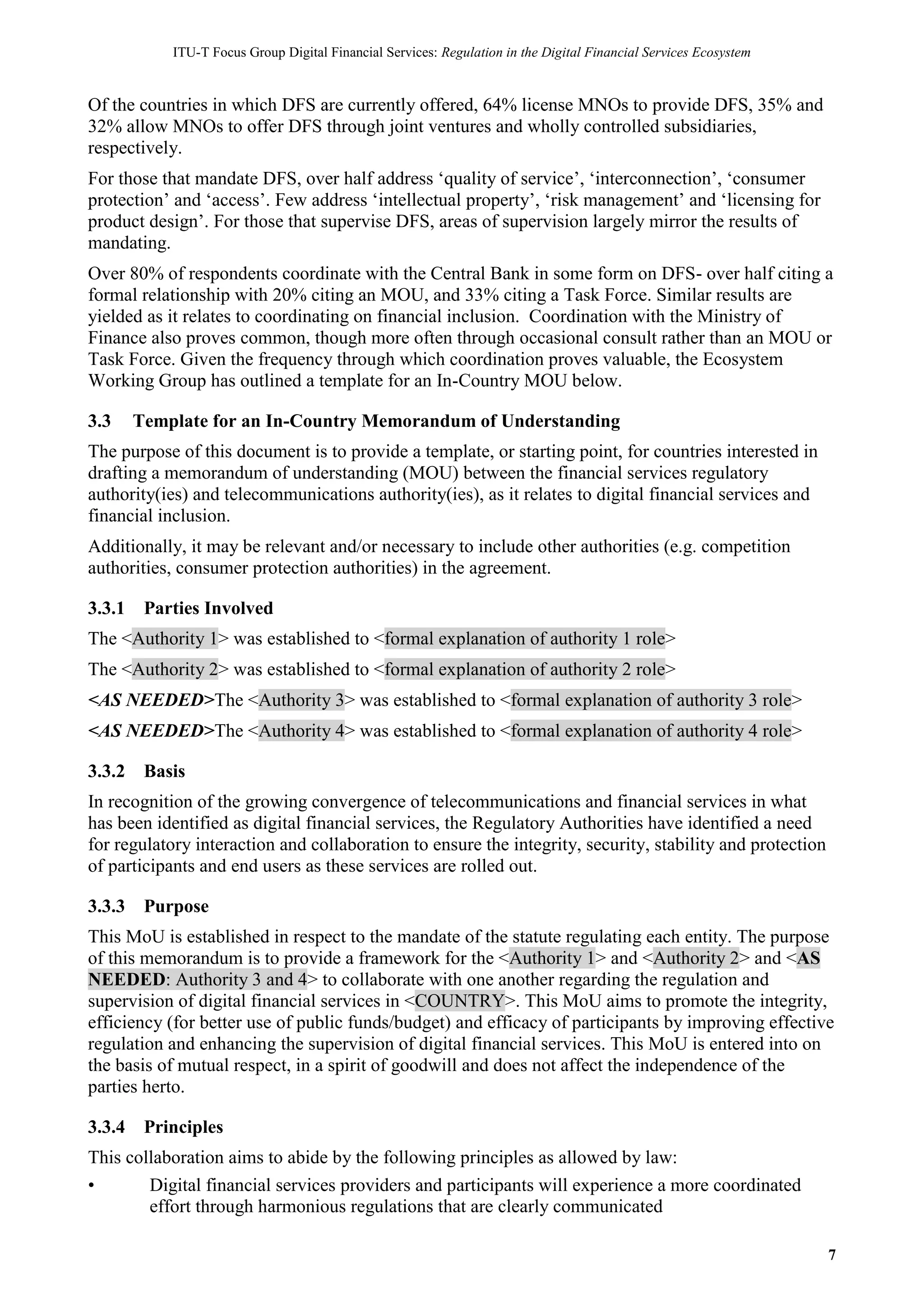 Regulation and the DFS ecosystem | PDF