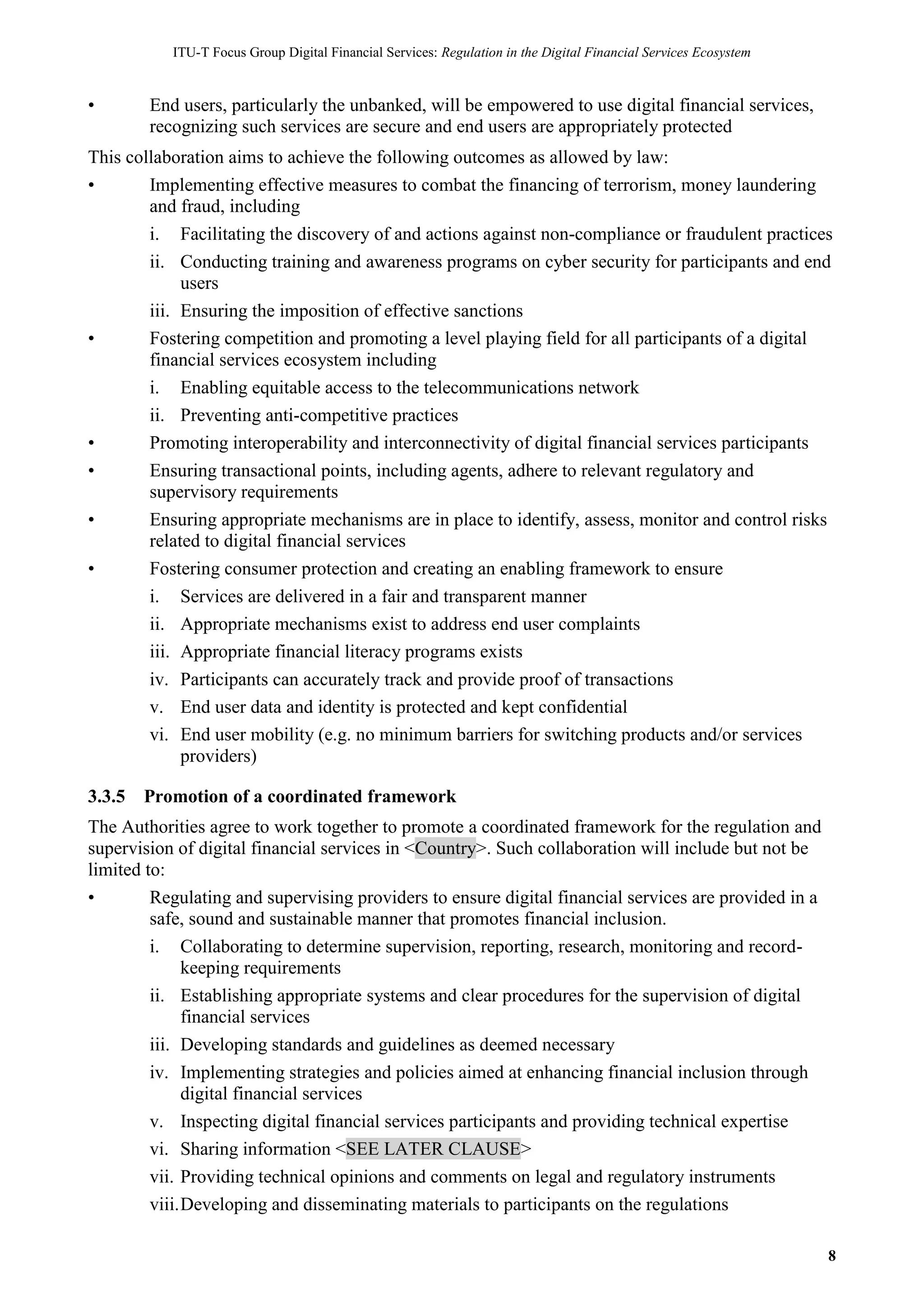 Regulation and the DFS ecosystem | PDF