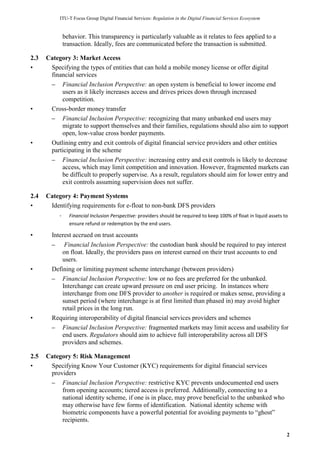 Regulation and the DFS ecosystem | PDF