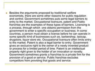 Economics Of Regulation And Control | PDF