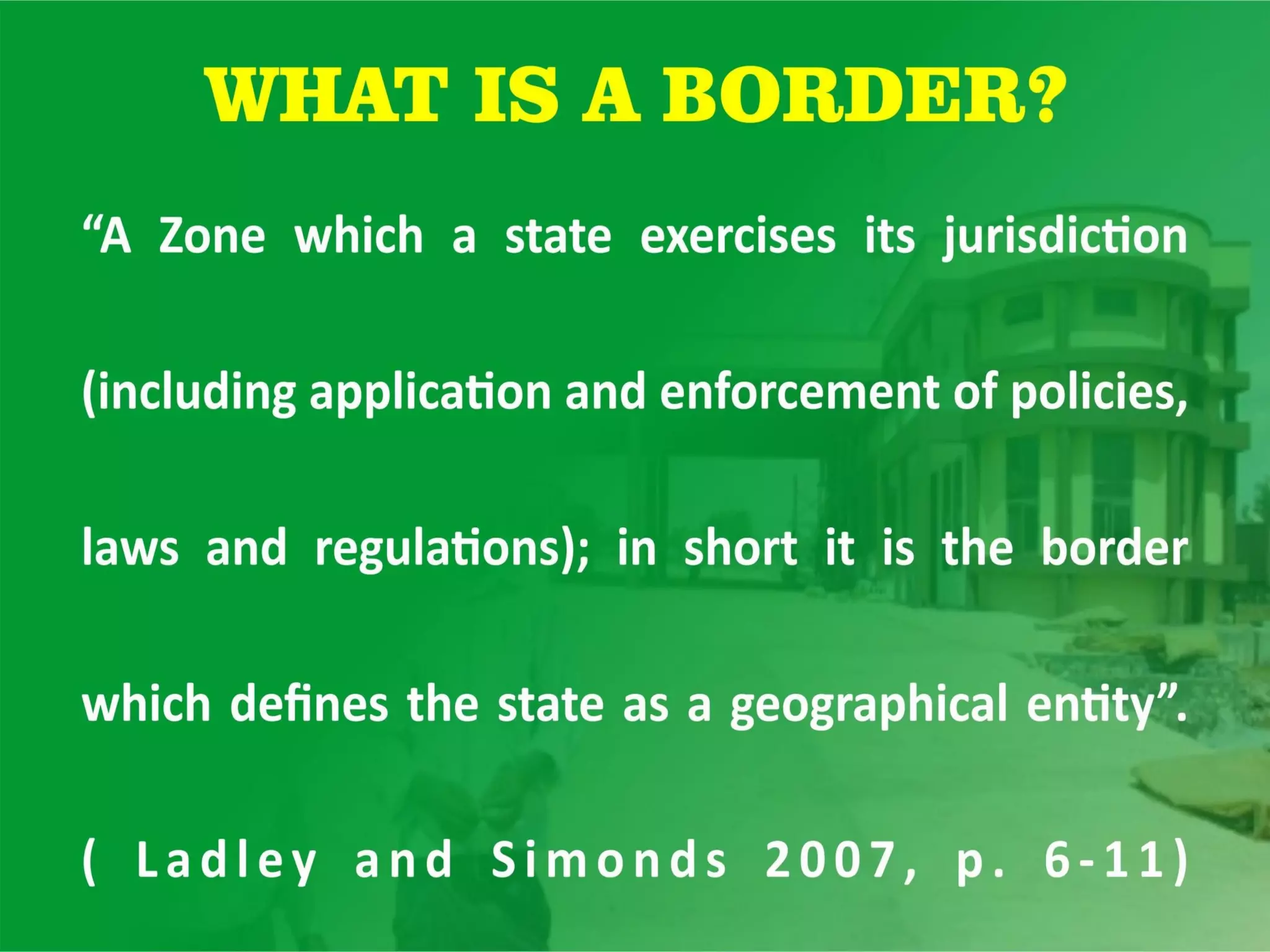 Regulation, Customs and Border Management | PDF