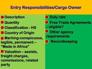 Regulation, Customs and Border Management | PDF
