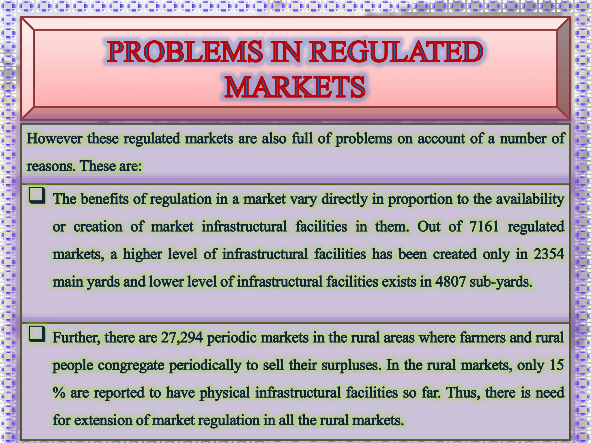 Regulation in Agricultural Marketing By Rajendra Nath Naik | PPTX