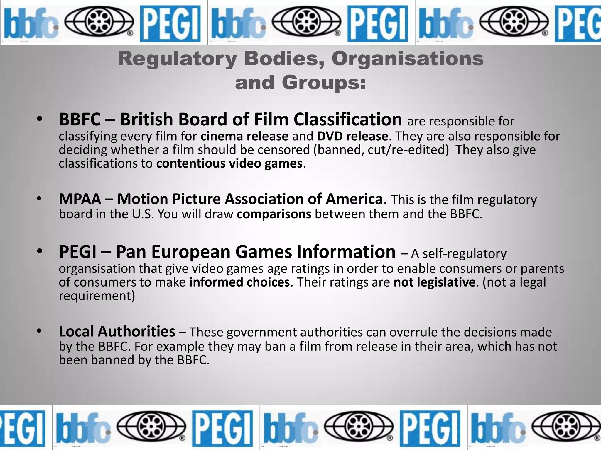 Contemporary Media Regulation intro | PPTX