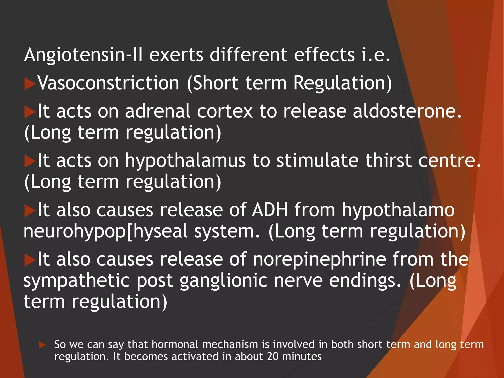 Regulation of arterial blood pressure (The Guyton and Hall Physiology) | PPTX