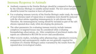 Regulation of biosimilar in India | PPTX