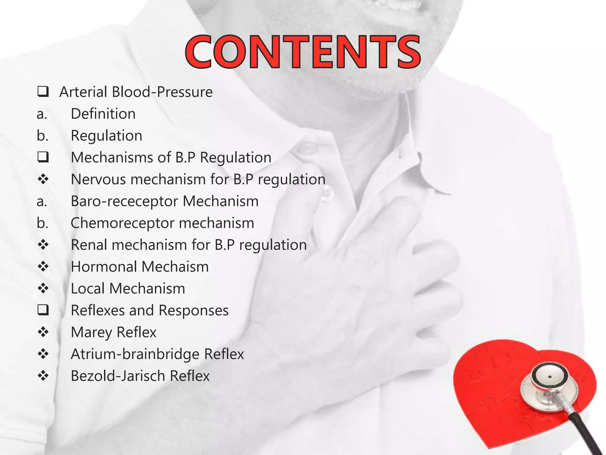 Regulation of blood pressure | PPTX