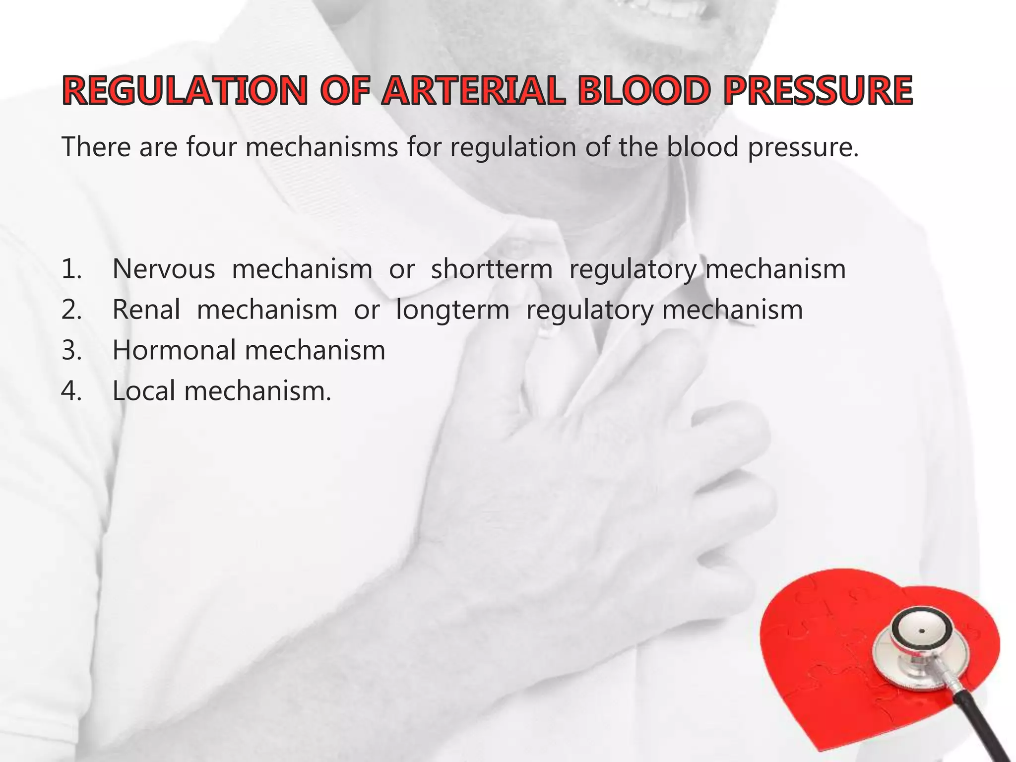 Regulation of blood pressure | PPTX