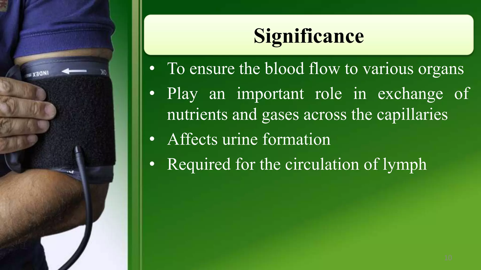 Regulation of blood pressure | PPTX