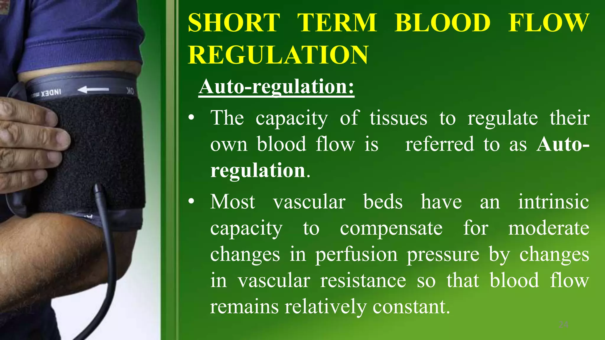 Regulation of blood pressure | PPTX