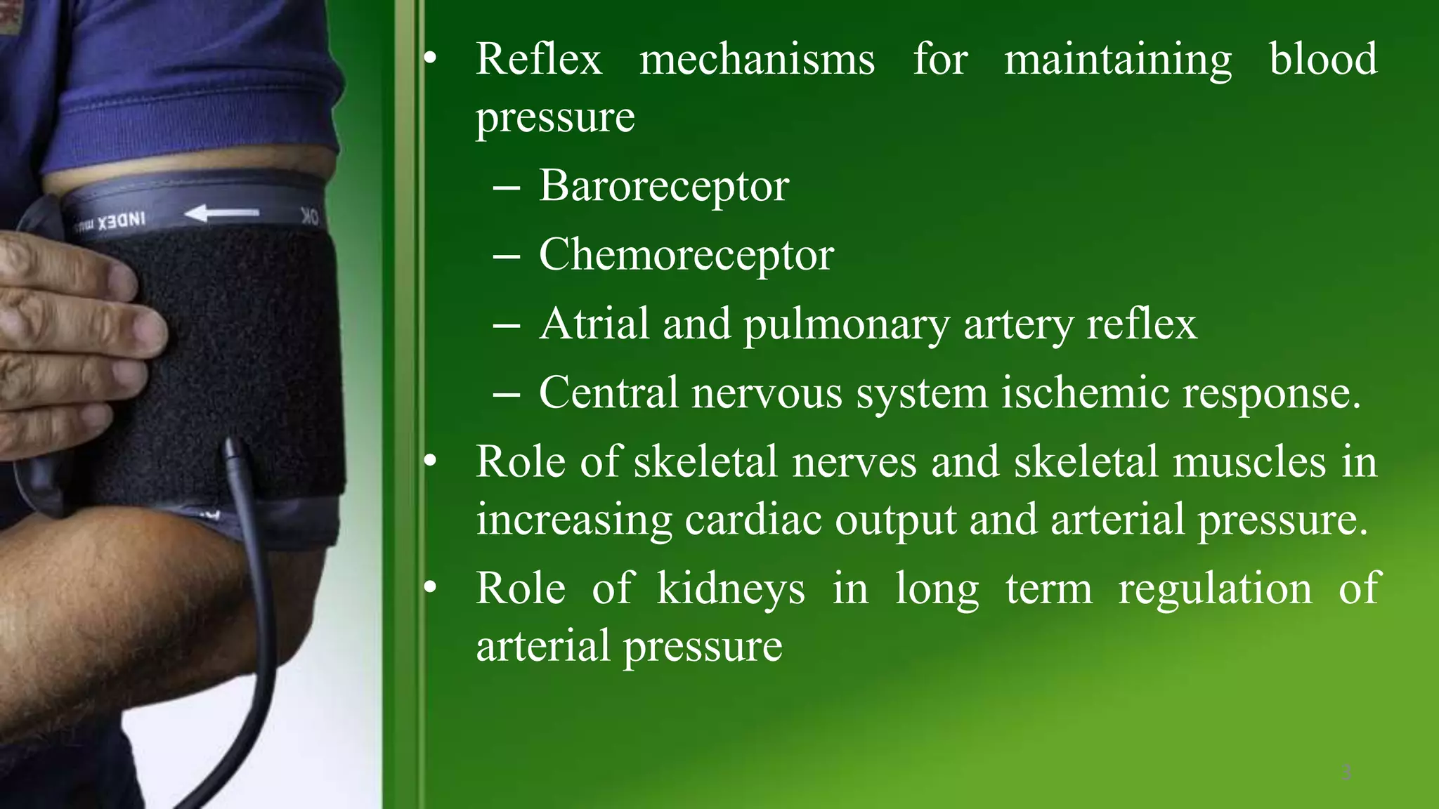 Regulation of blood pressure | PPTX