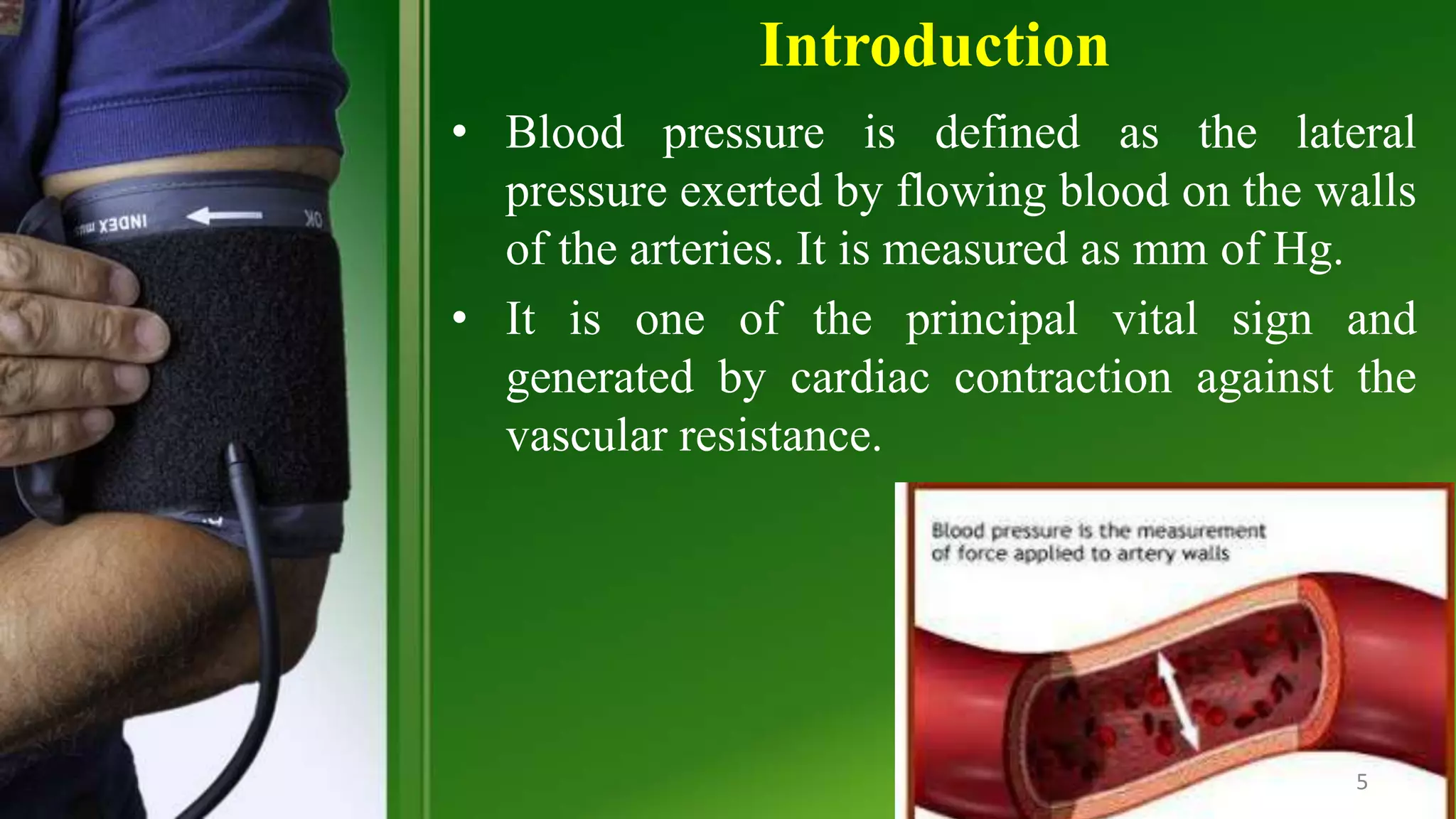 Regulation of blood pressure | PPTX