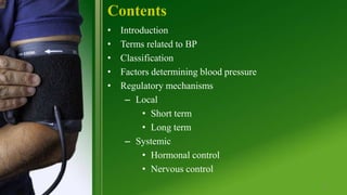 Regulation of blood pressure | PPTX
