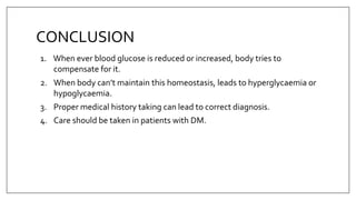 Regulation of blood sugar | PPTX