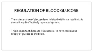 Regulation of blood sugar | PPTX