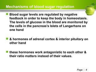 Regulation of body glucose | PPT