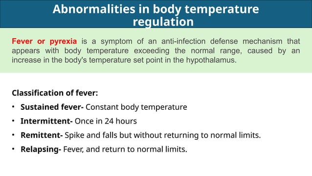 Regulation Of Body Temperature Thermoregulation Pptx