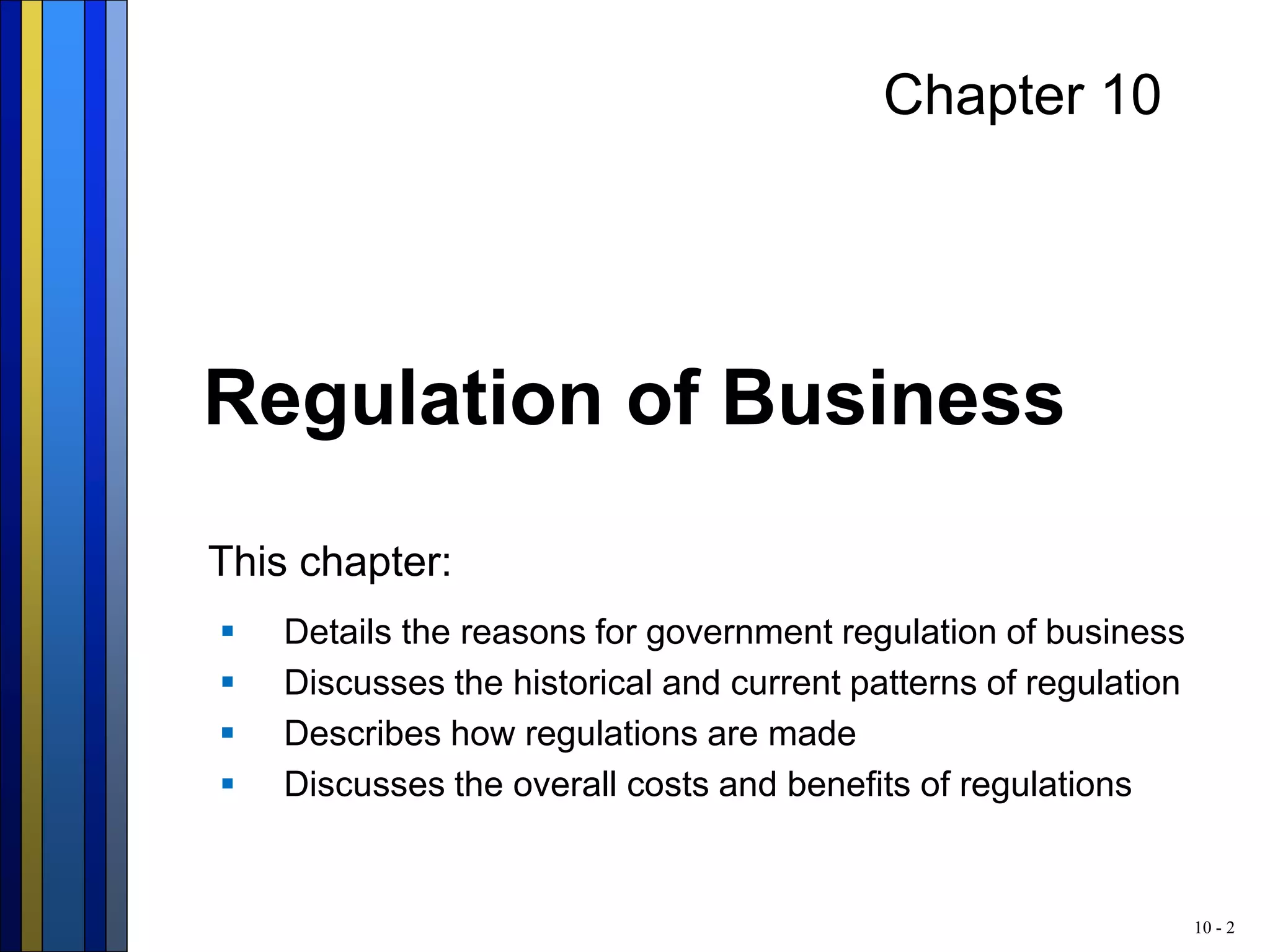 Regulation of Business.ppt