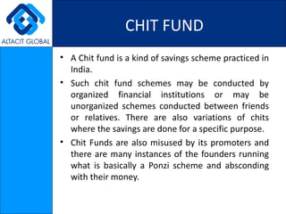 Regulation of chit fund | PPT