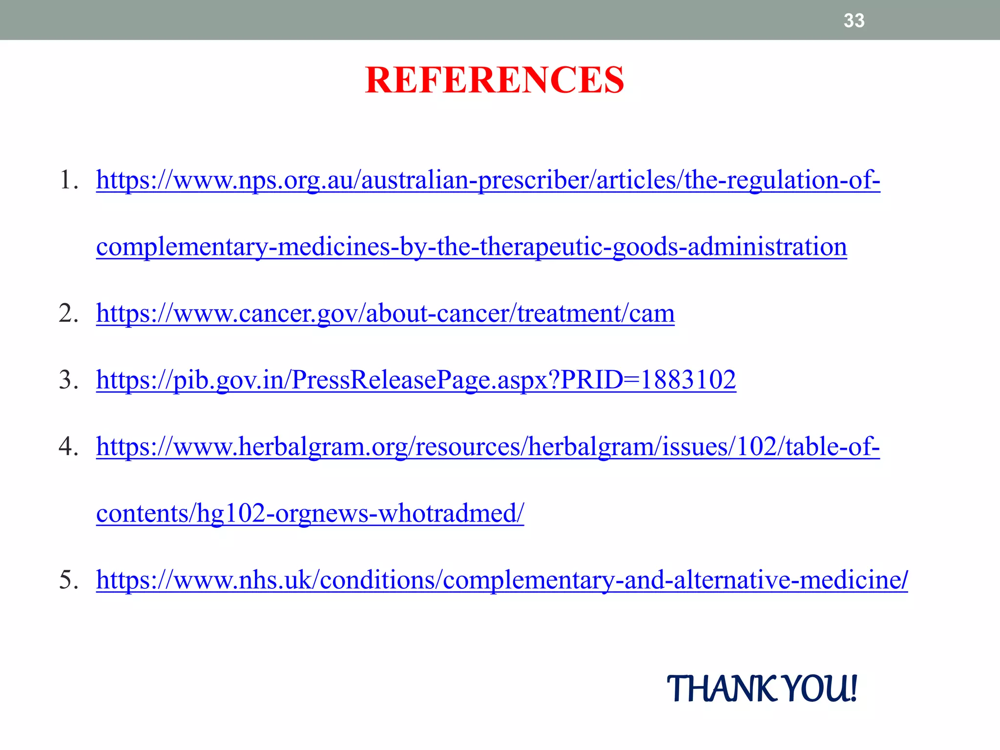 REGULATION OF COMPLEMENTARY MEDICINES.pptx