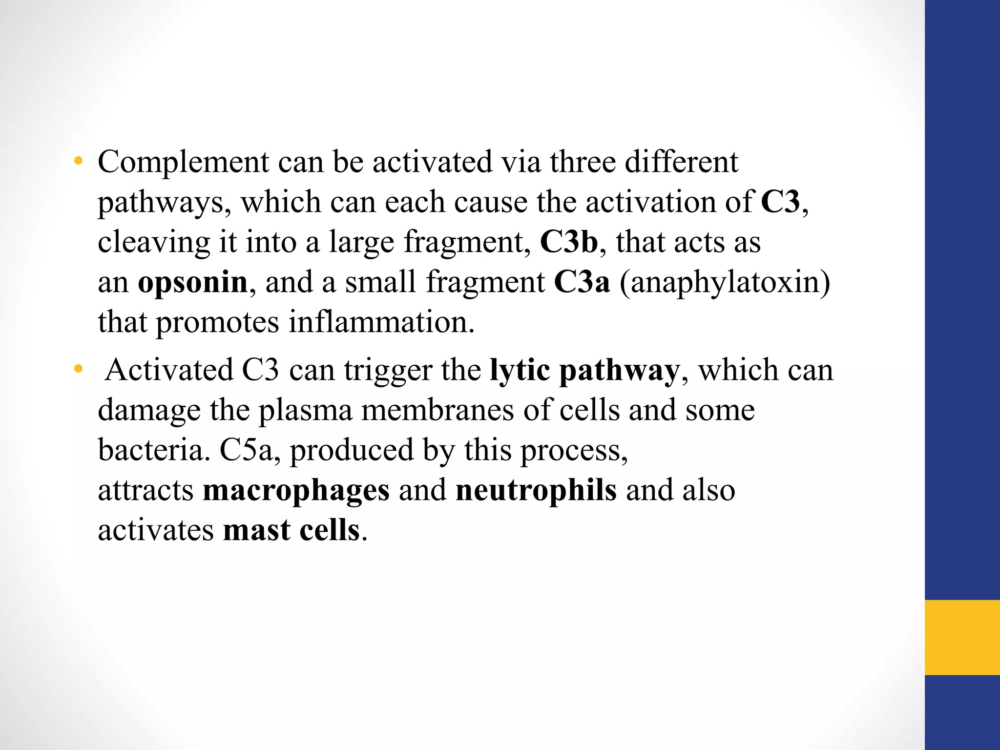 Regulation of complement system | PPTX | Blood Disorders | Diseases and ...