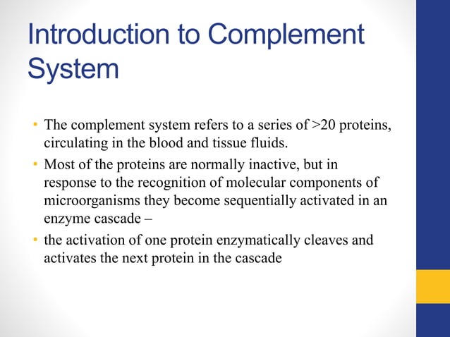 Regulation of complement system | PPTX | Blood Disorders | Diseases and ...