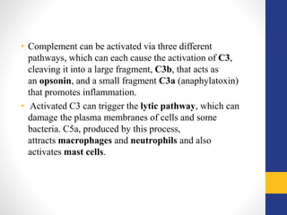 Regulation of complement system | PPTX