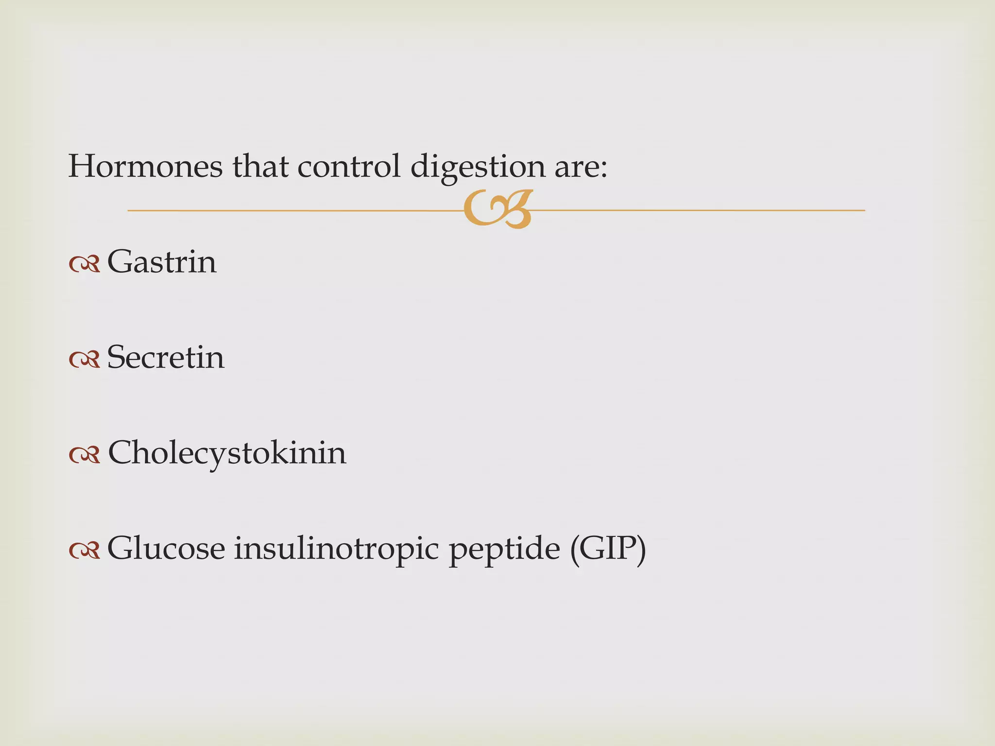 Regulation of digestion | PPTX
