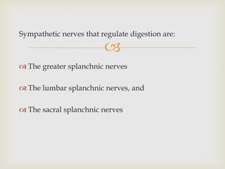 Regulation of digestion | PPTX