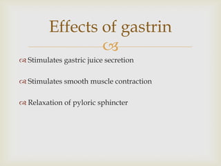Regulation of digestion | PPTX