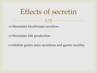 Regulation of digestion | PPTX
