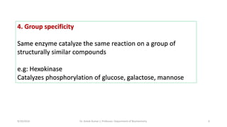 Regulation of enzyme activity | PPTX