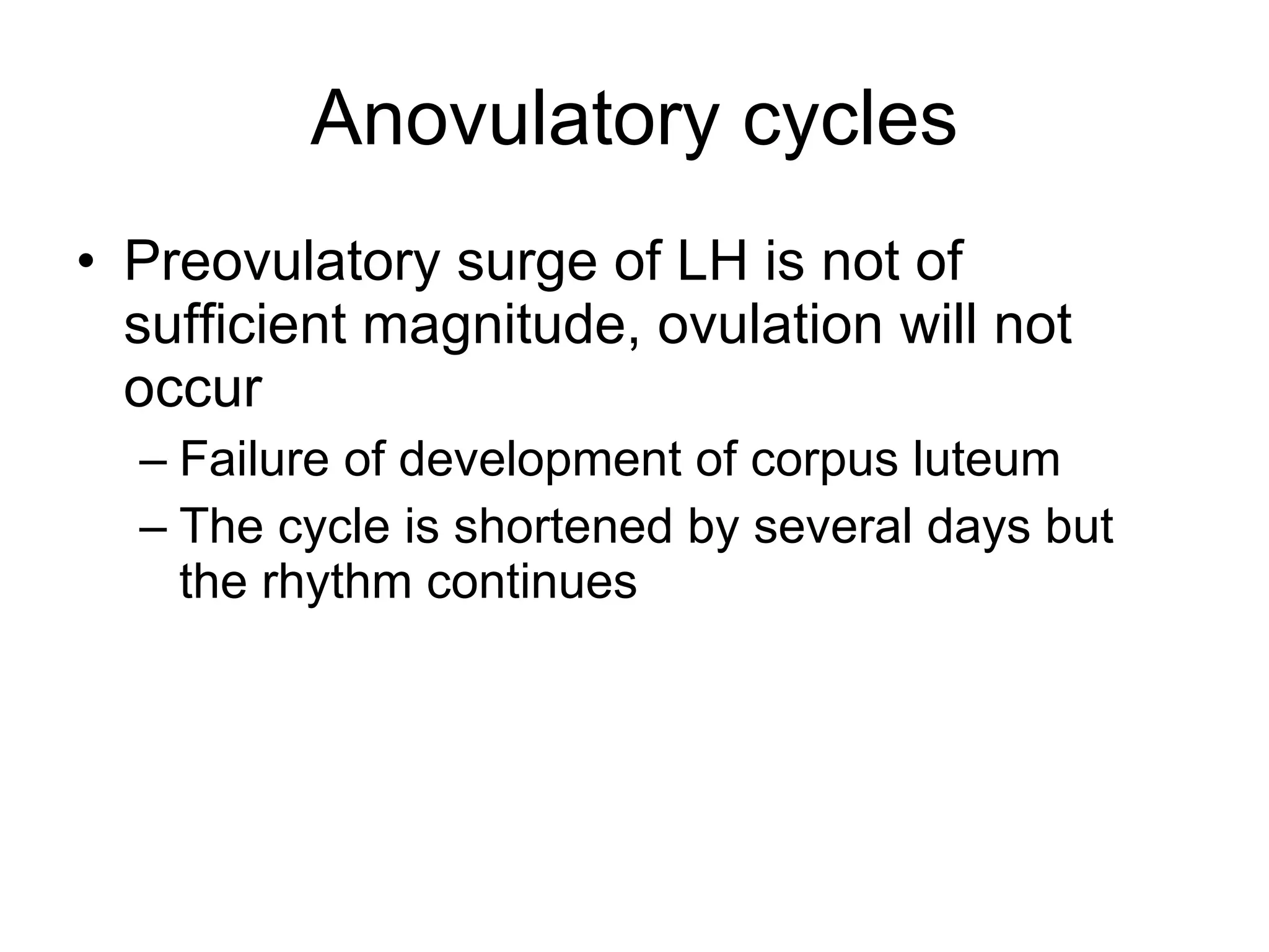 Regulation of female monthly rhythm | PPT