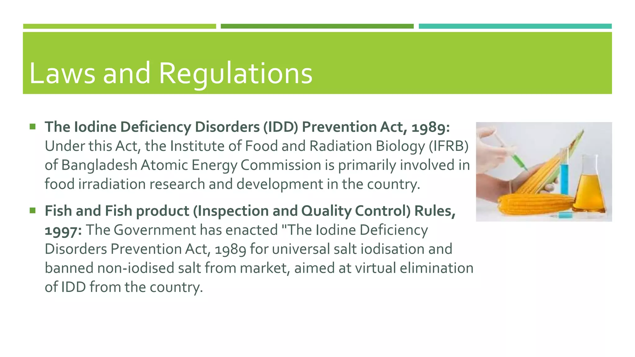 Regulation of food additive & regulation of dietary supplements in ...