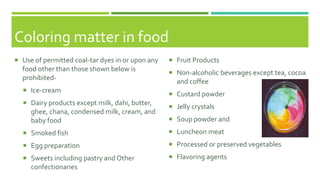 Regulation of food additive & regulation of dietary supplements in ...