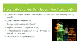 Regulation of food additive & regulation of dietary supplements in ...
