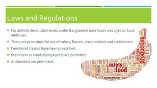 Regulation of food additive & regulation of dietary supplements in ...