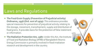 Regulation of food additive & regulation of dietary supplements in ...
