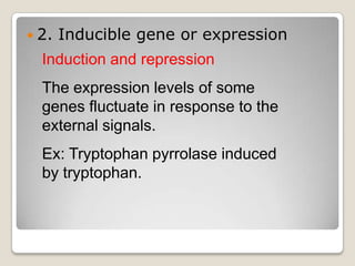 Regulation of gene expression | PPTX
