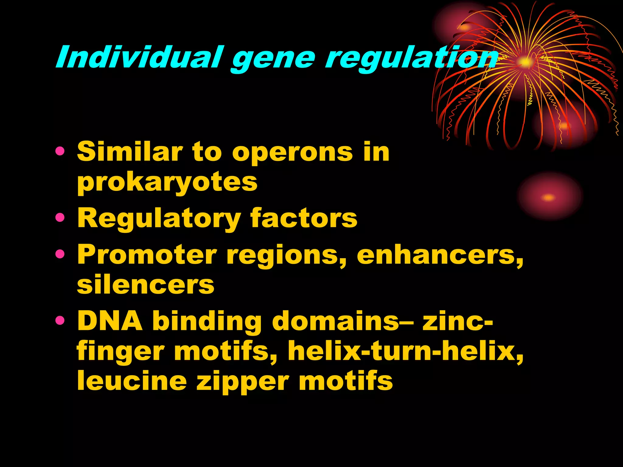 Regulation of gene expression | PPTX