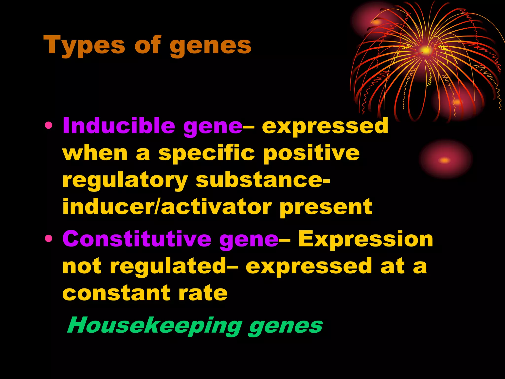 Regulation of gene expression | PPTX