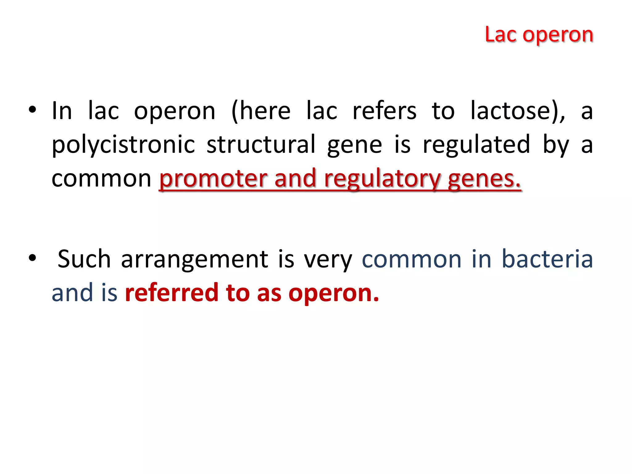 Regulation of gene expression... | PPTX