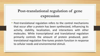 Regulation of gene Expression.pdf....... | PPT